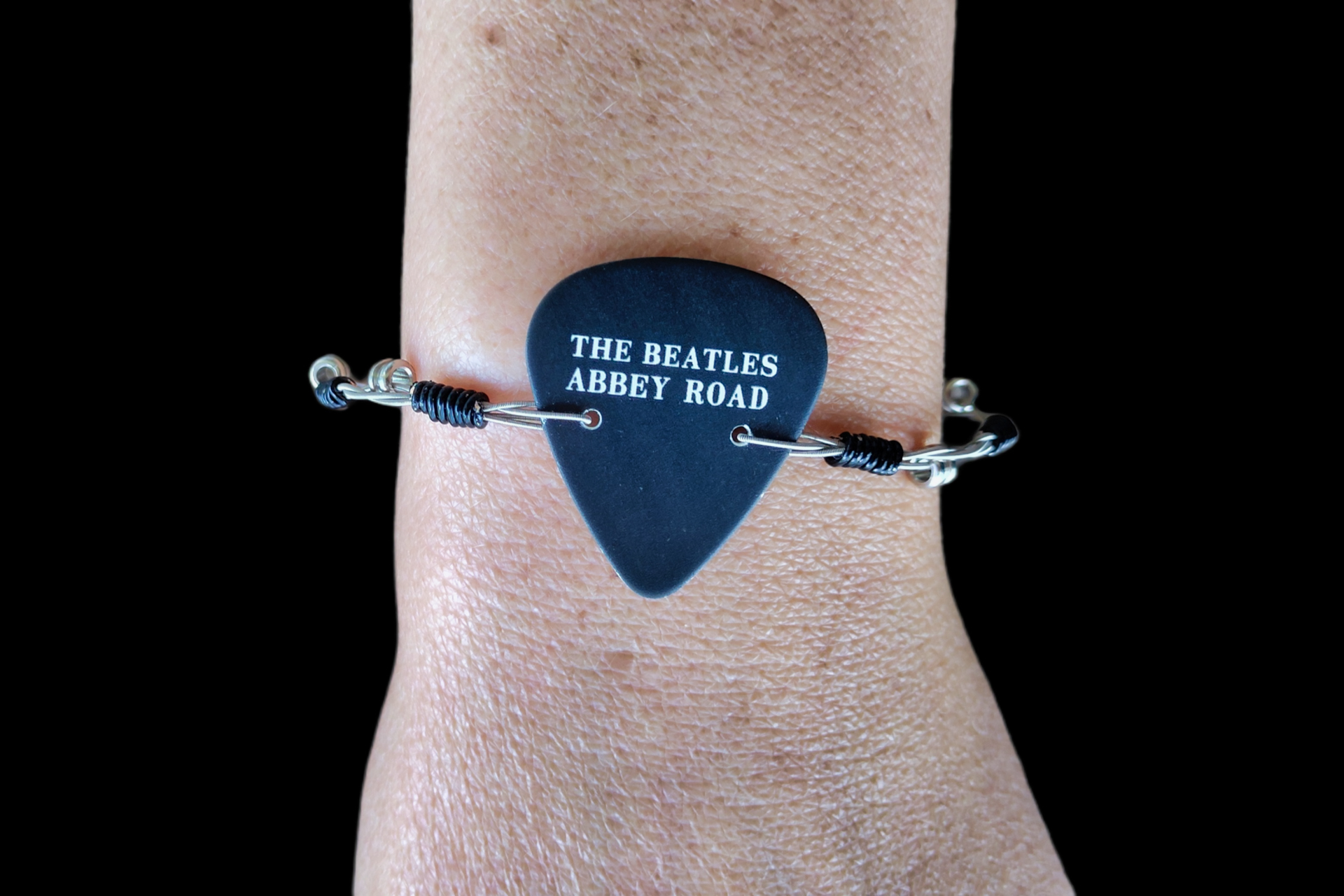 The Beatles Abbey Road text Guitar String Bracelet - Restrumed.com ...
